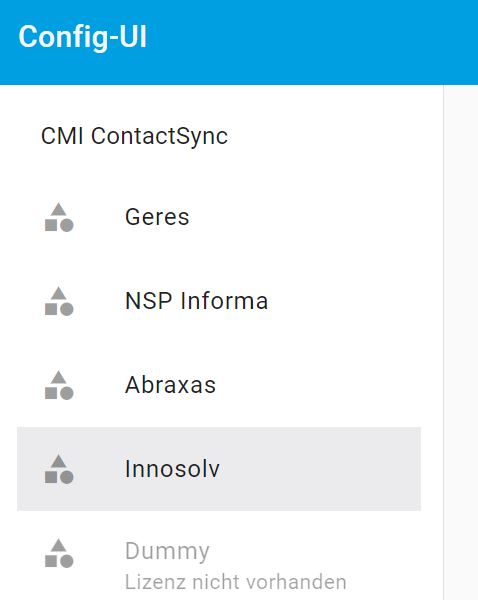 Innosolv - CMI ContactSync Service Dokumentation
